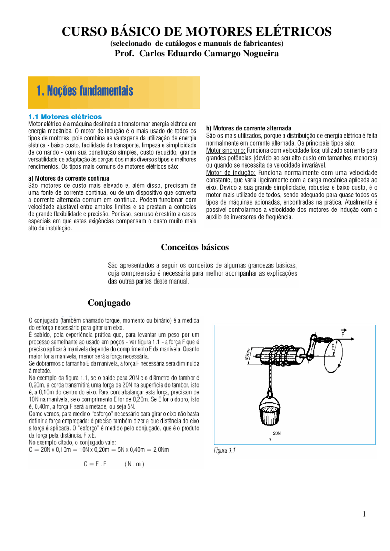 Motor Eletrico Basico Docsity