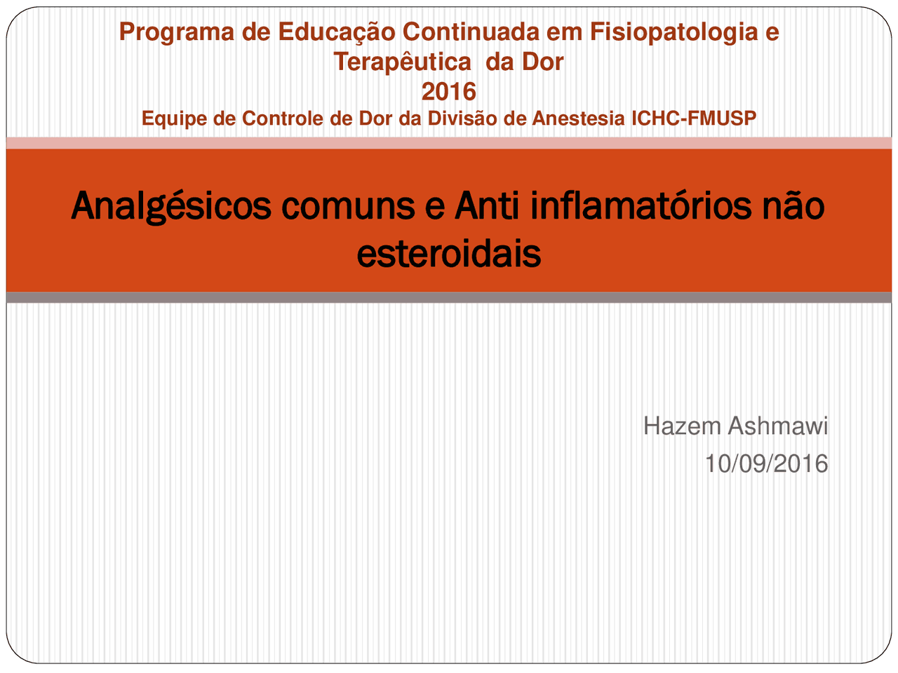 Anti Inflamatórios Não Esteroidais Docsity