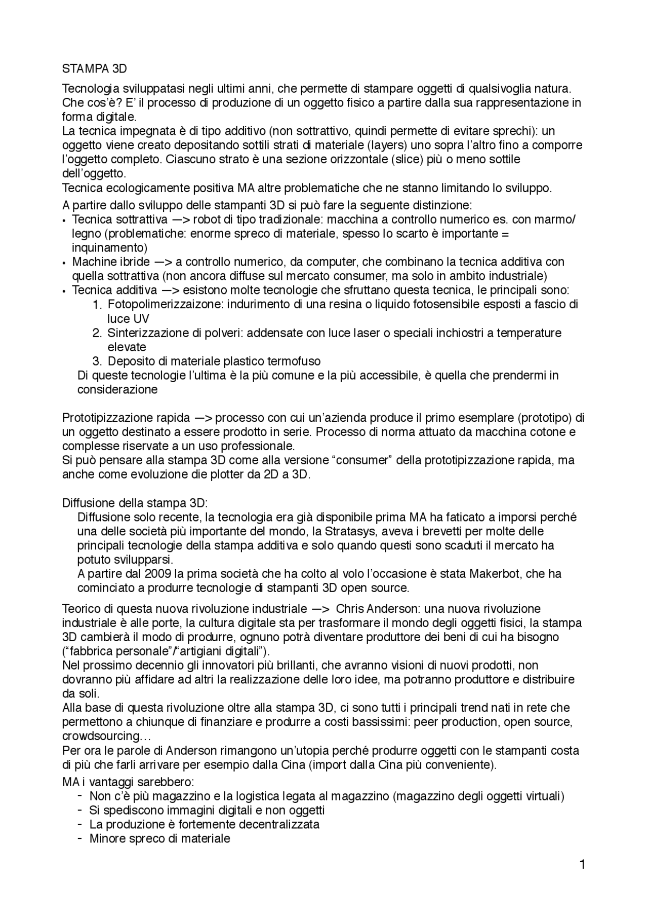 Nuove Tecnologie Digitali Notes De Elementi Di Informatica Docsity