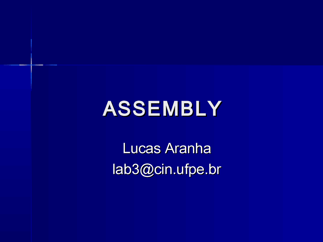Slide para estudos de linguagem baixo nivel | Slides Assembly Language ...