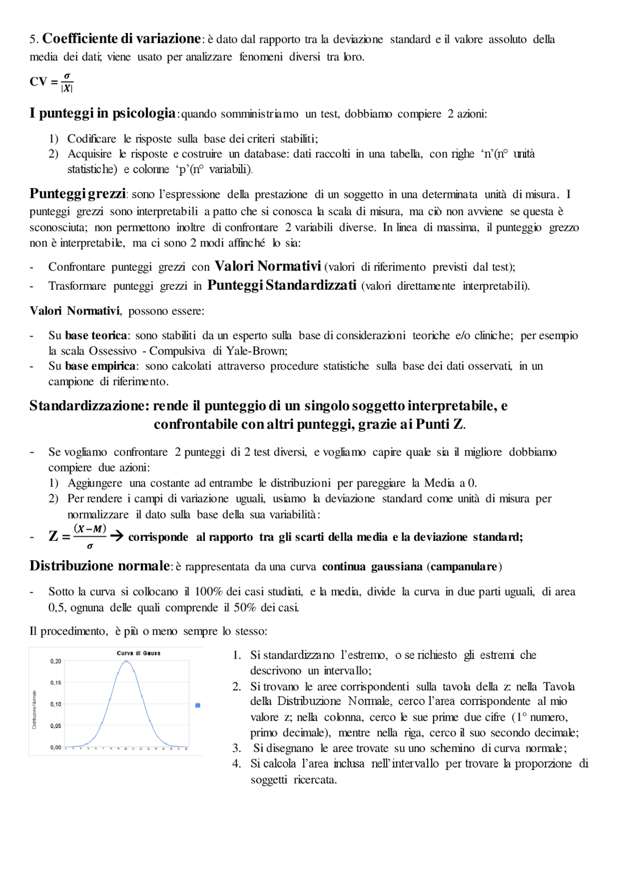 Appunti Psicometria Integrando Slides Docsity