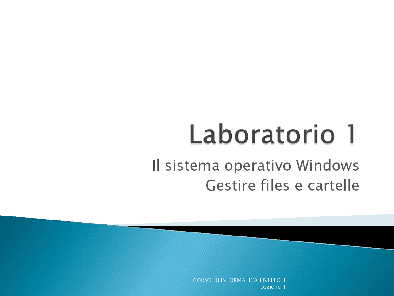 Il Sistema Operativo Windows Docsity