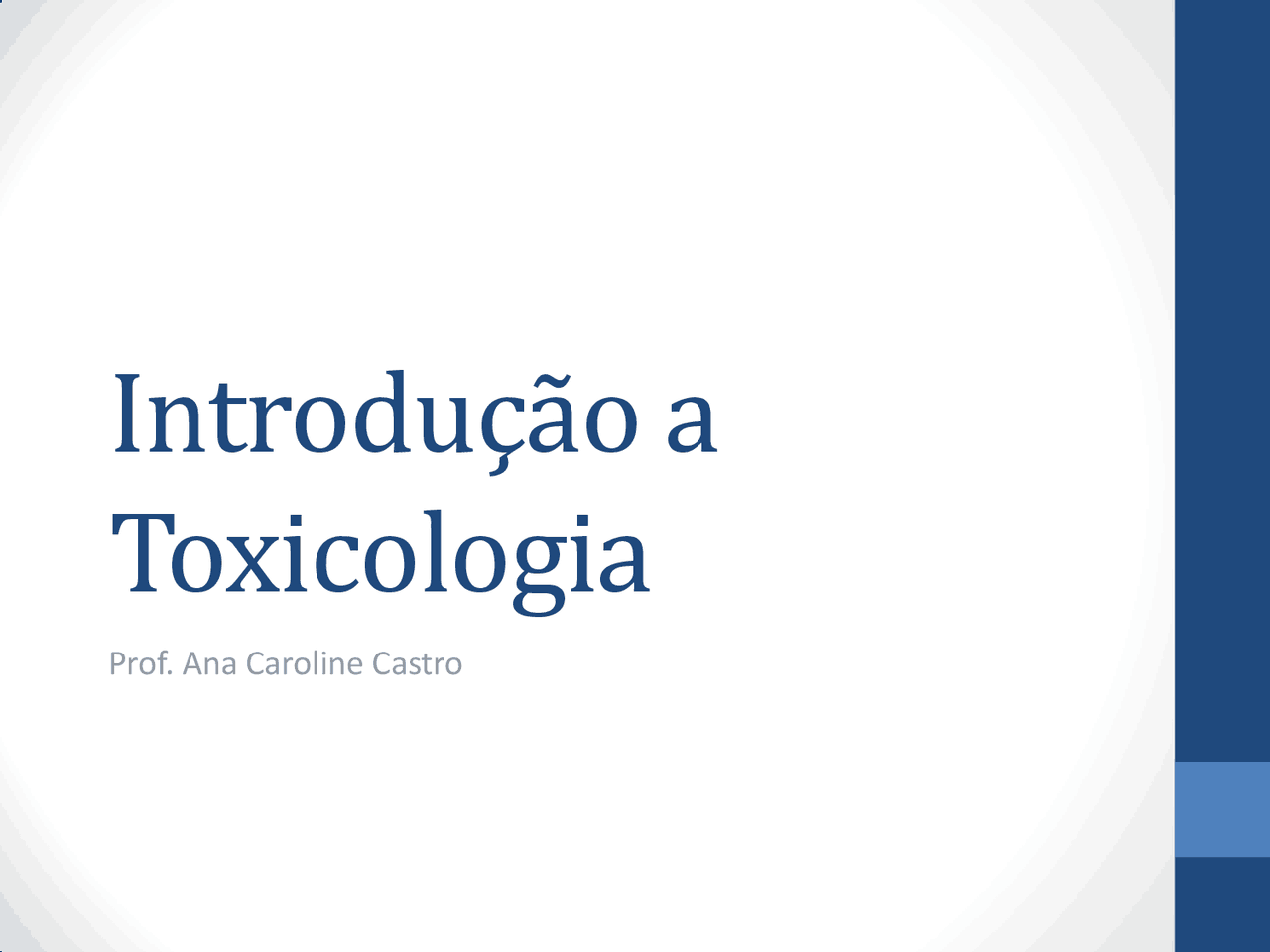 Introdução A Toxicologia Docsity