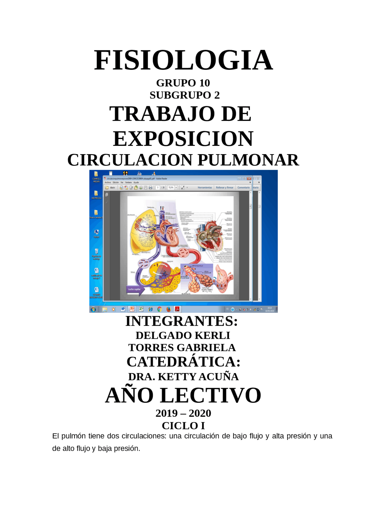 Circulacion Pulmonar Fisiologia De Guyton Resúmenes De Fisiología