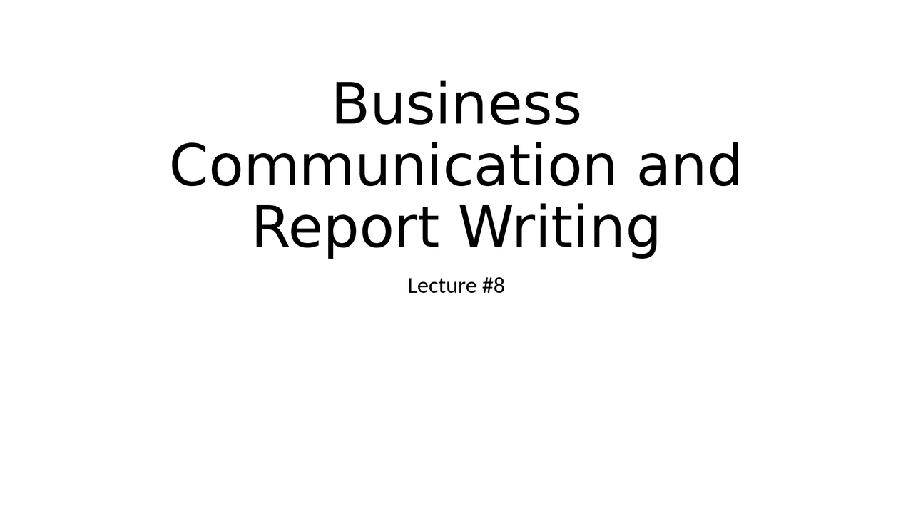business Communication slides | Study Guides, Projects, Research ...