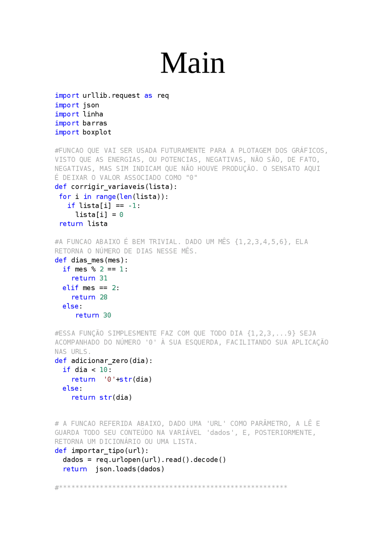 Projeto de programação imperativa - Docsity