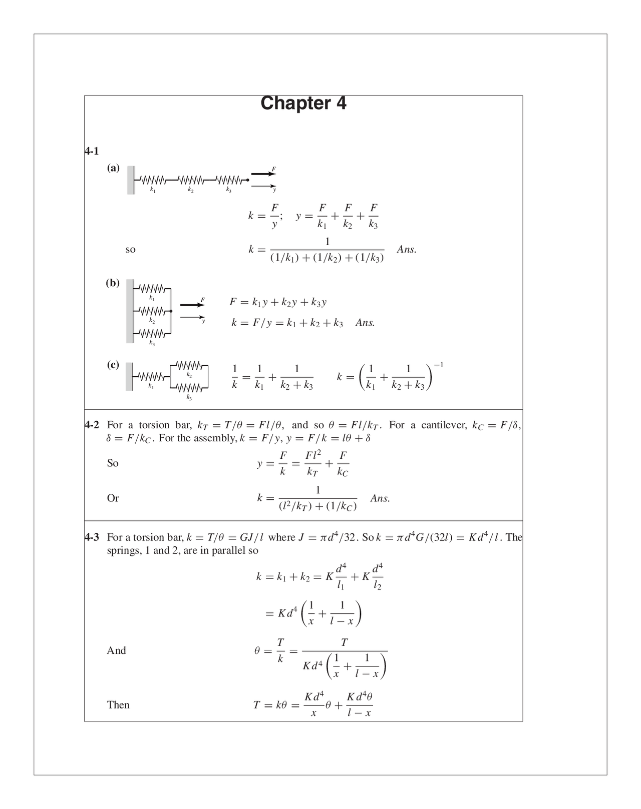 Solution Shigley's Mechanical Engineering Design 8th Edition - Docsity