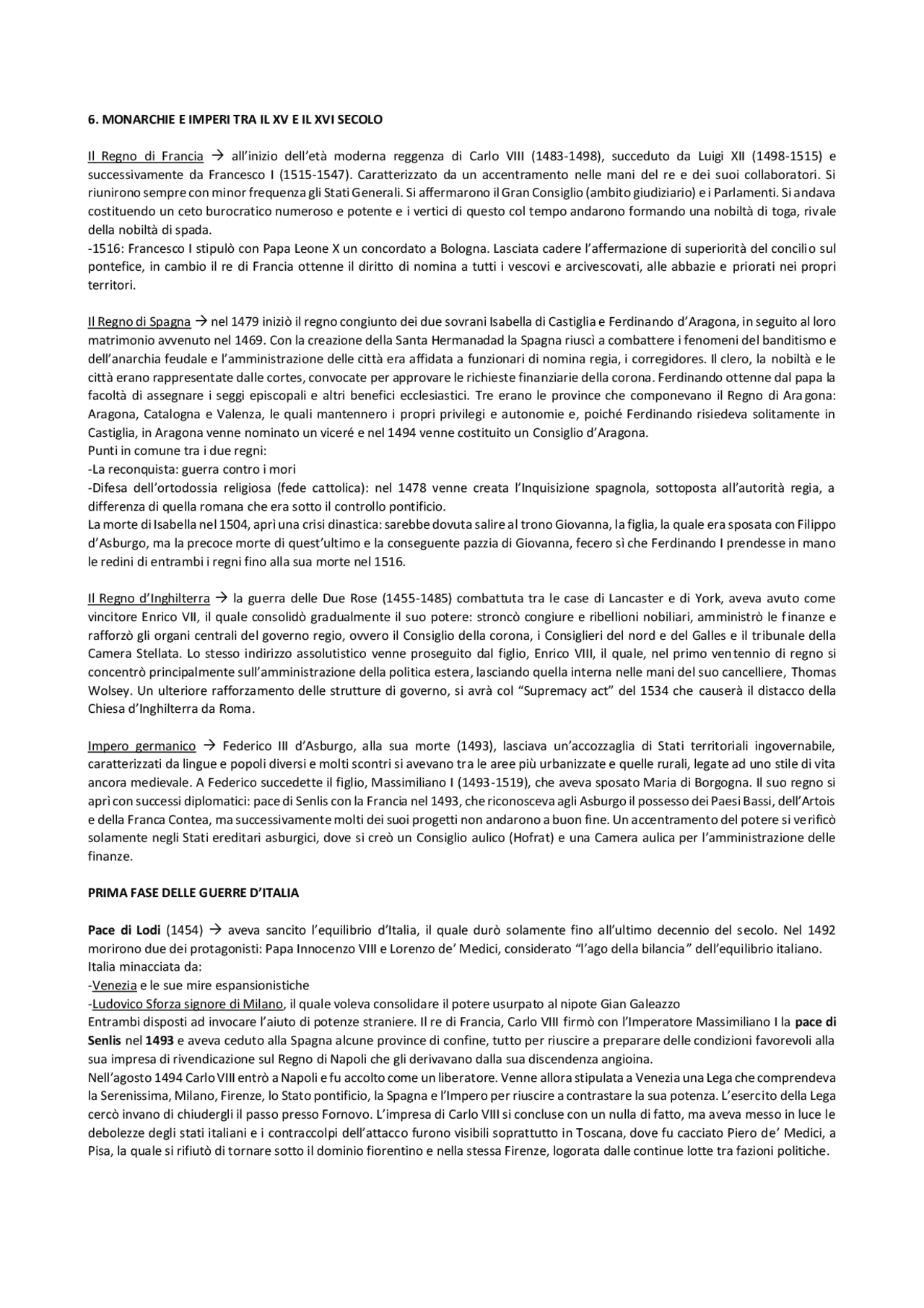 Riassunto Storia moderna - Carlo Capra - Docsity