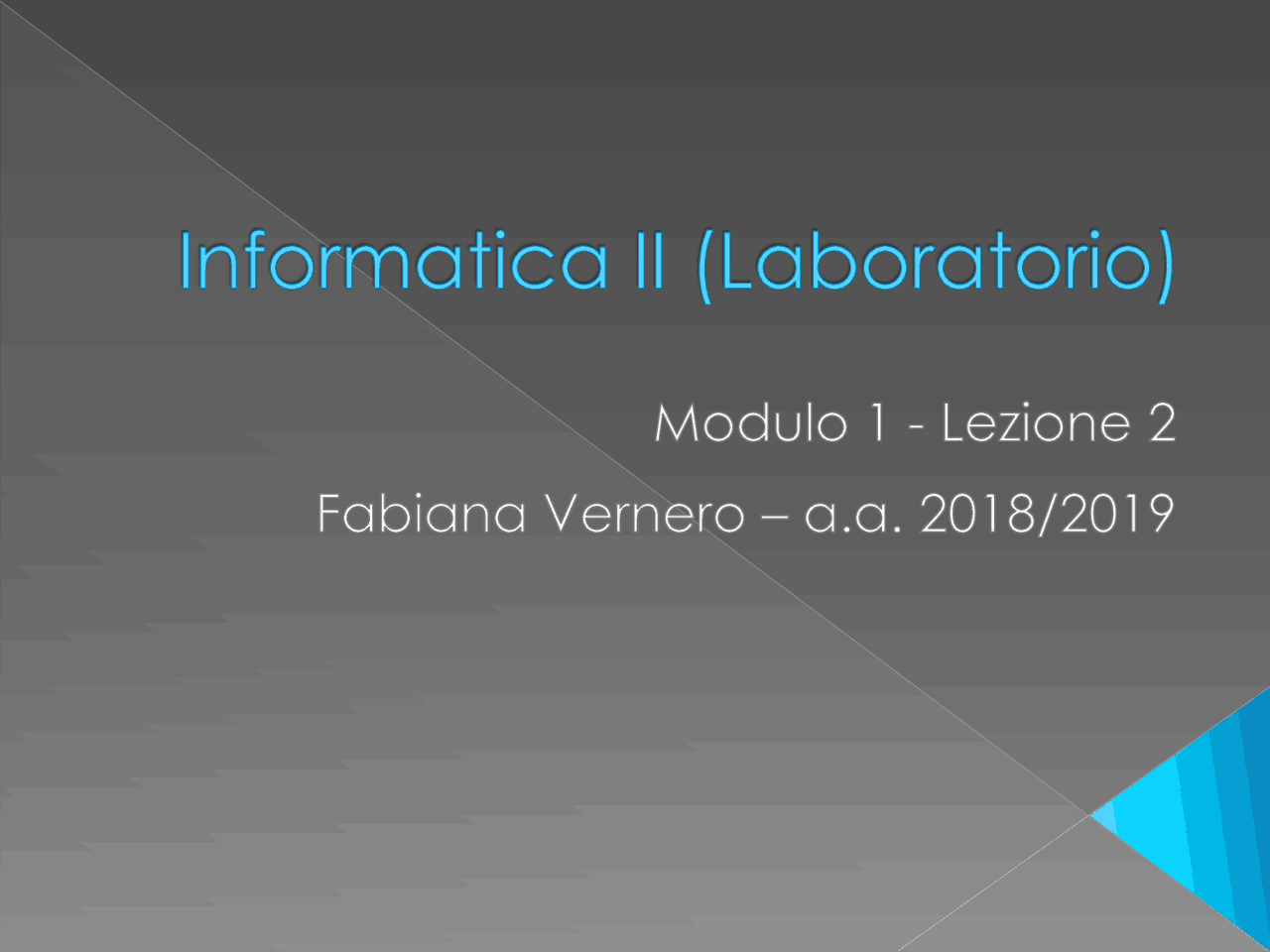 Informatica Ii Introduzione Docsity