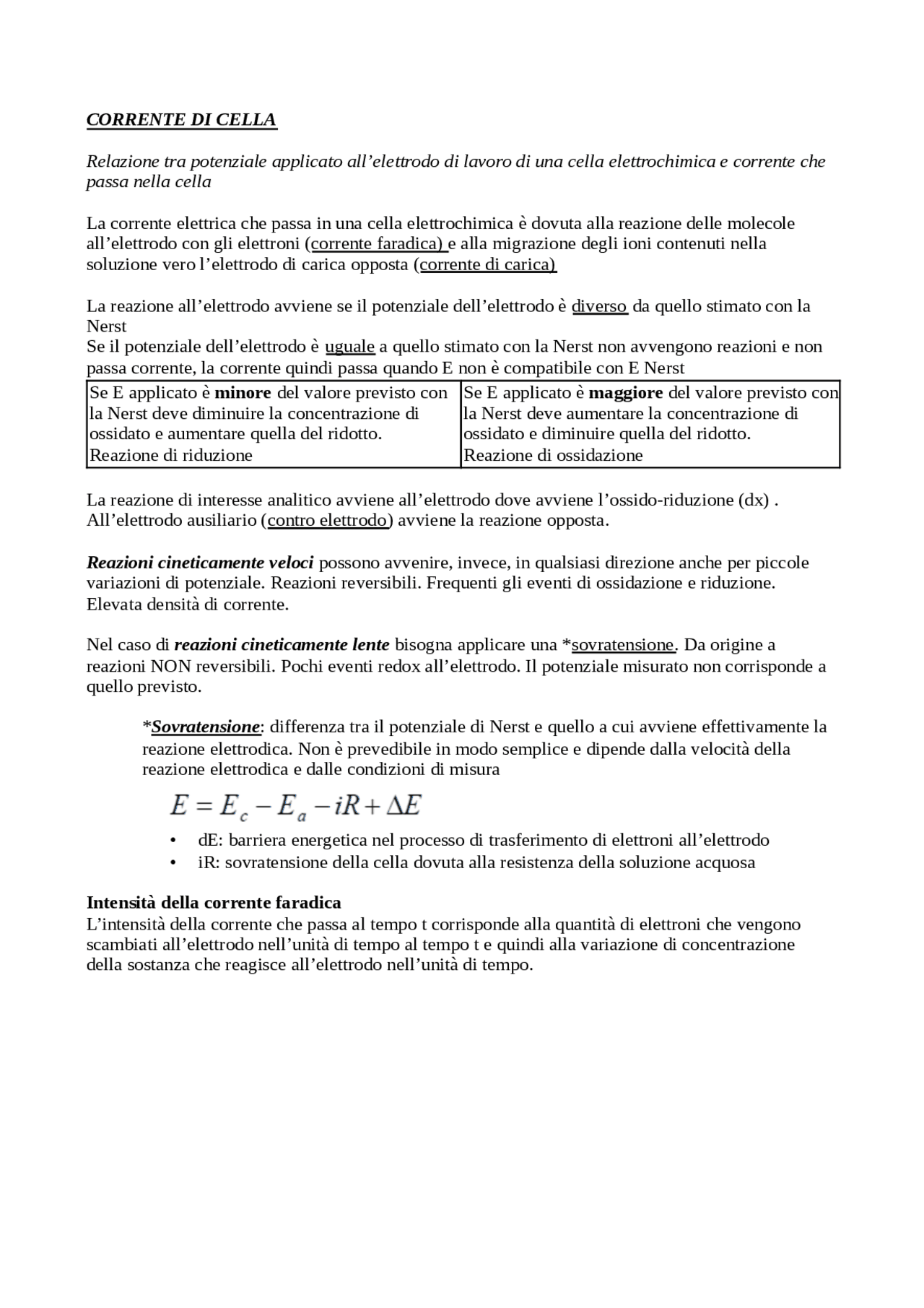 Esame Chimica Analitica Appunti Di Chimica Analitica Docsity