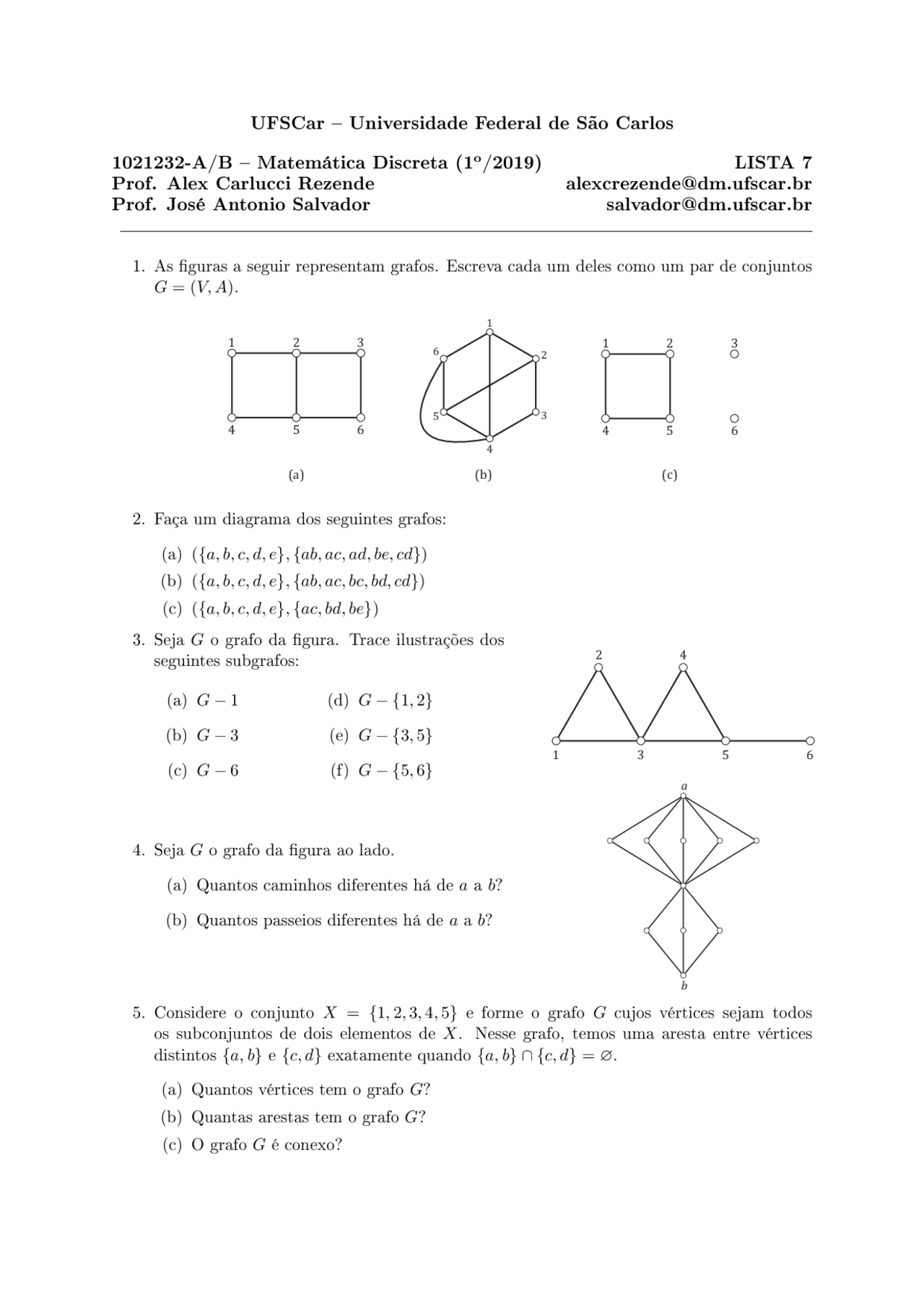 Matematica Discreta Exercicios Docsity