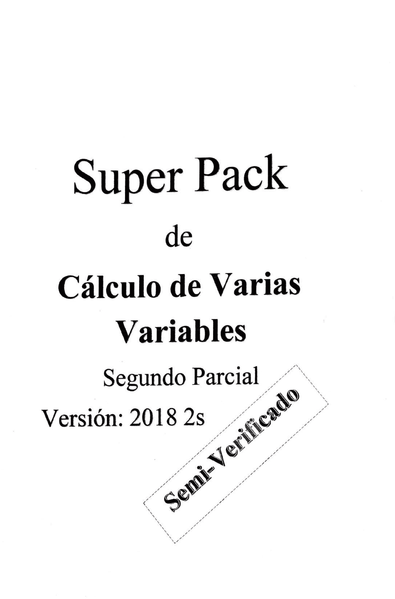 Pack Varias Variables Docsity