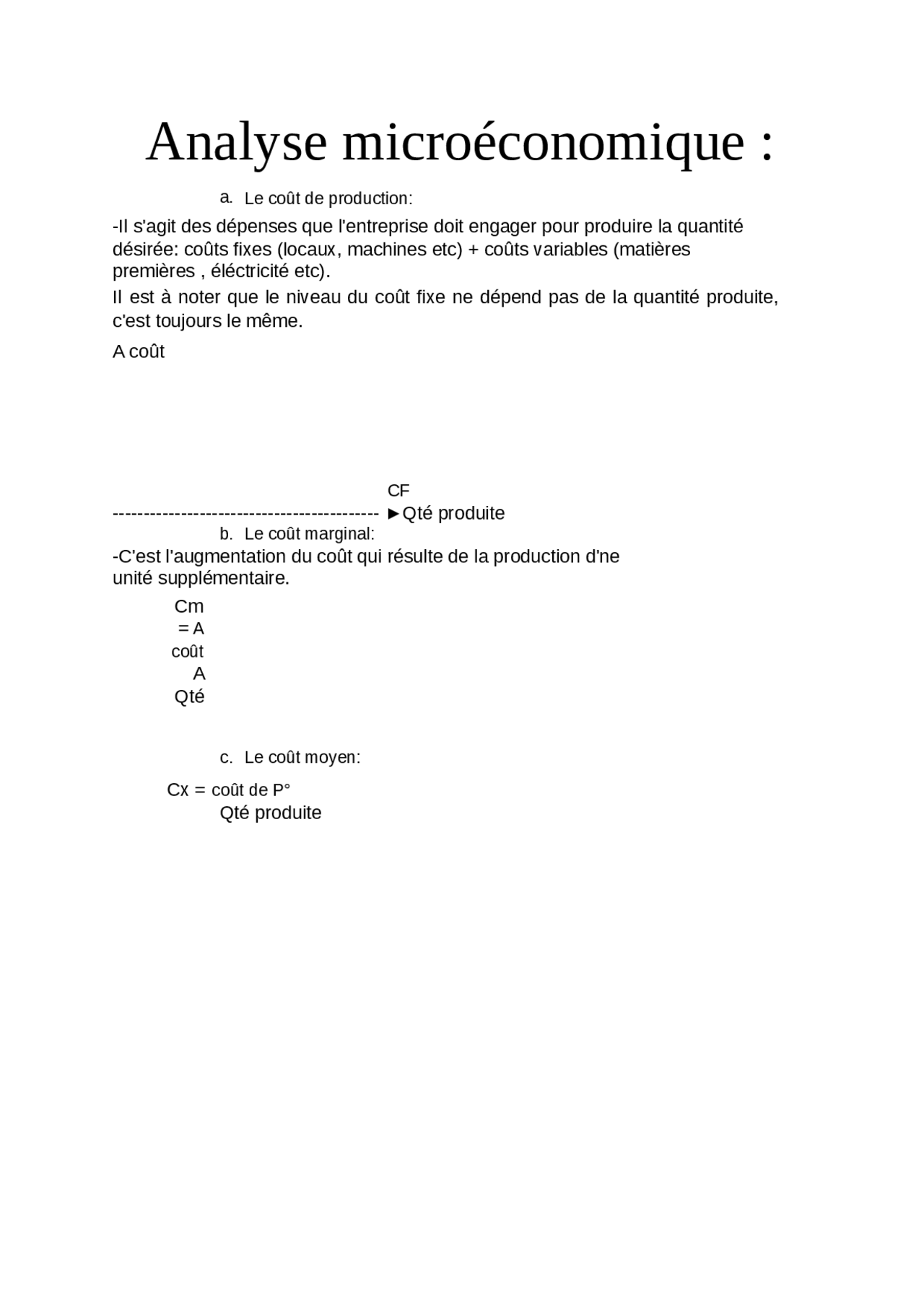Cours Déconomie L2 Notes De Cours Docsity