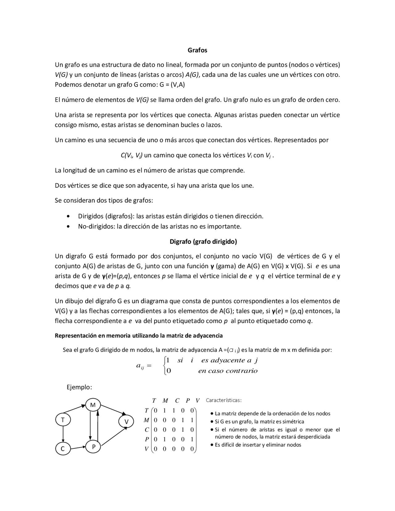 Introduccion a los grafos | Appunti di Database Programming | Docsity