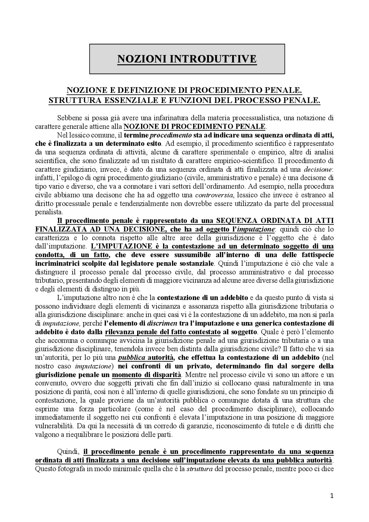 Procedura Penale Riassuntoappunti Docsity