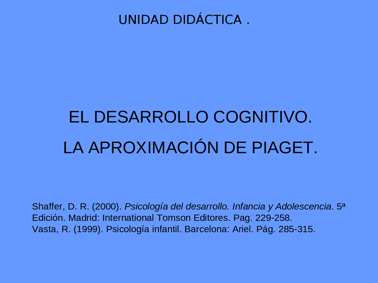 Desarrollo Cognitivo Docsity