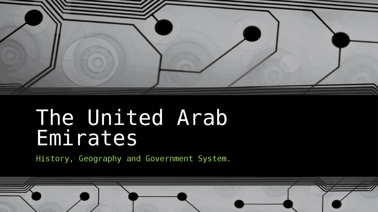 The United Arab Emirates - Docsity