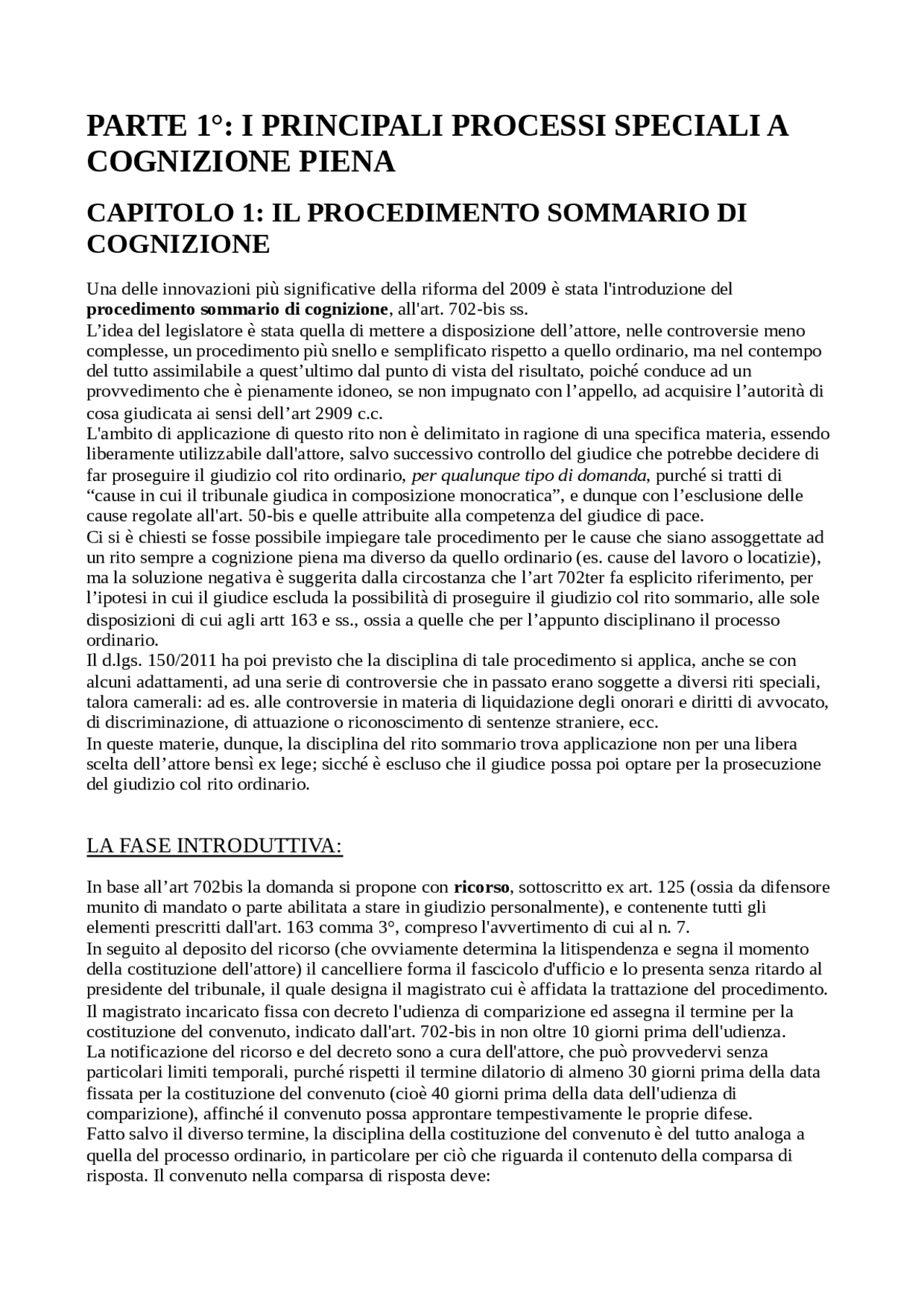 Balena Procedura Civile Vol 3 Docsity