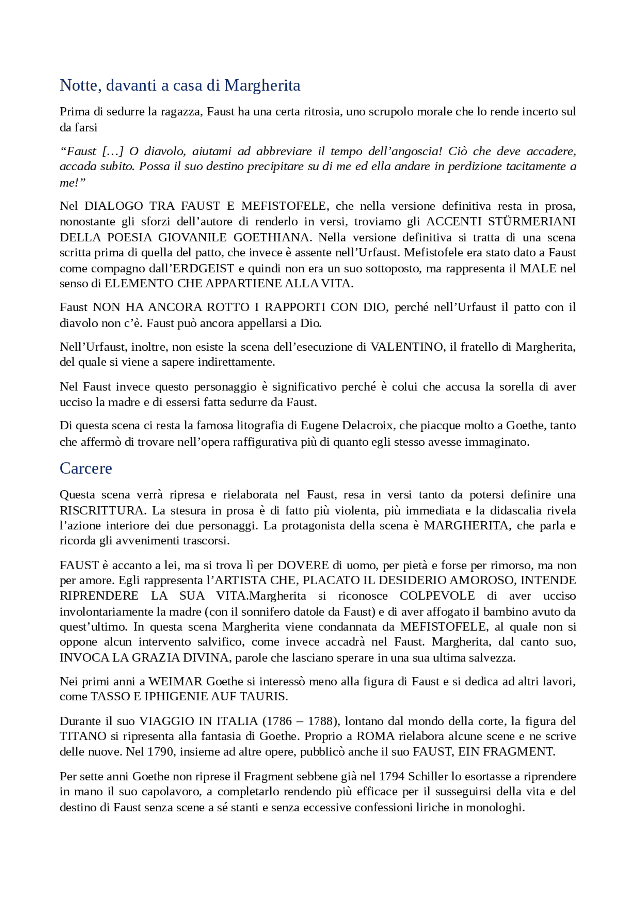 Faust Nella Letteratura Tedesca Docsity