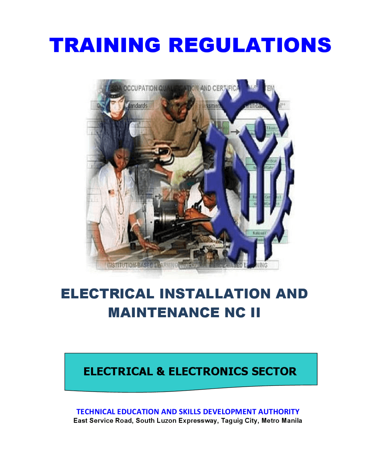 Electrical Installation and Maintenance TESDA - Docsity