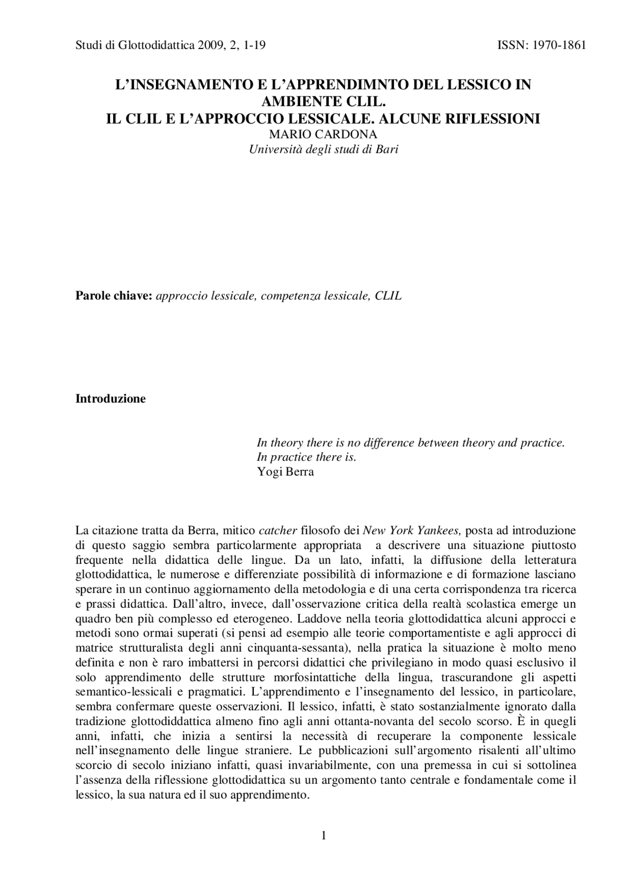 Approfondimento Di Cardona Clil Docsity