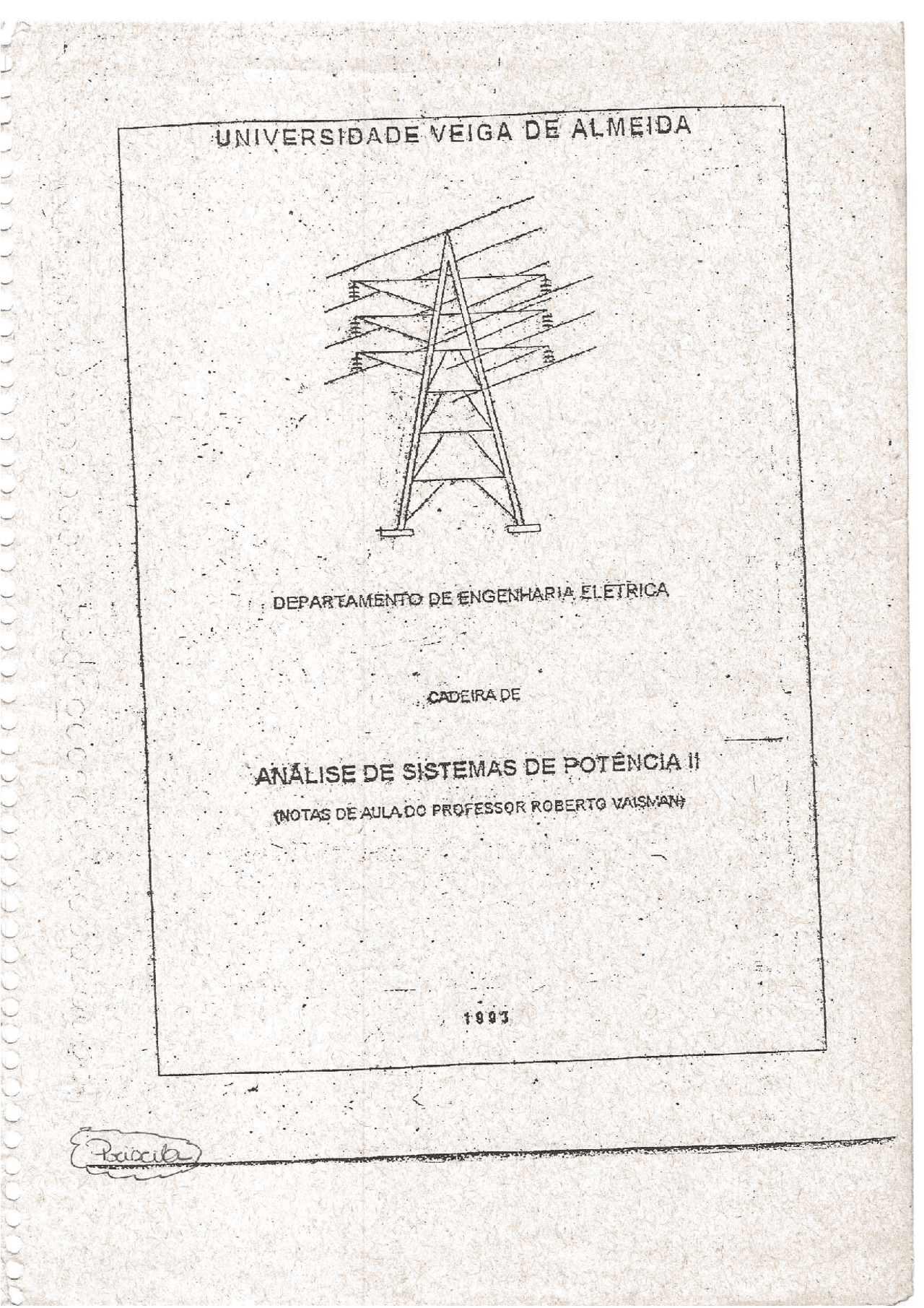 Analise De Sistemas De Potencia Docsity