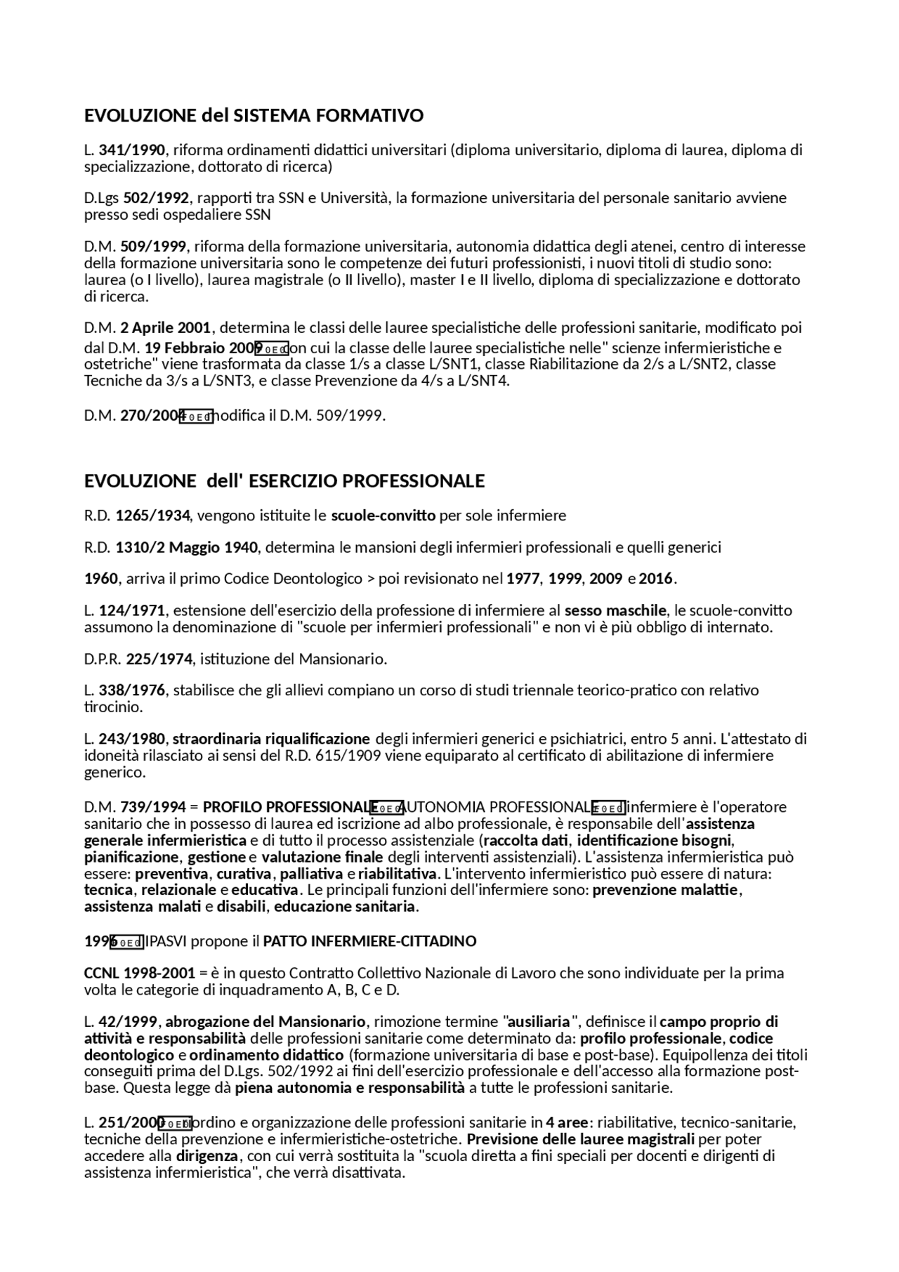 Legislazione Sanitaria Docsity