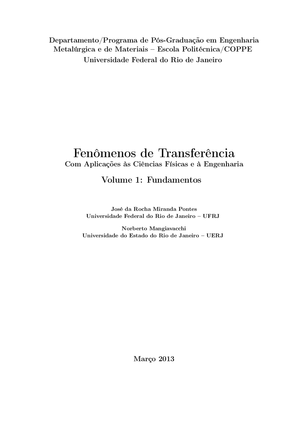 Fenômenos De Transportes Docsity