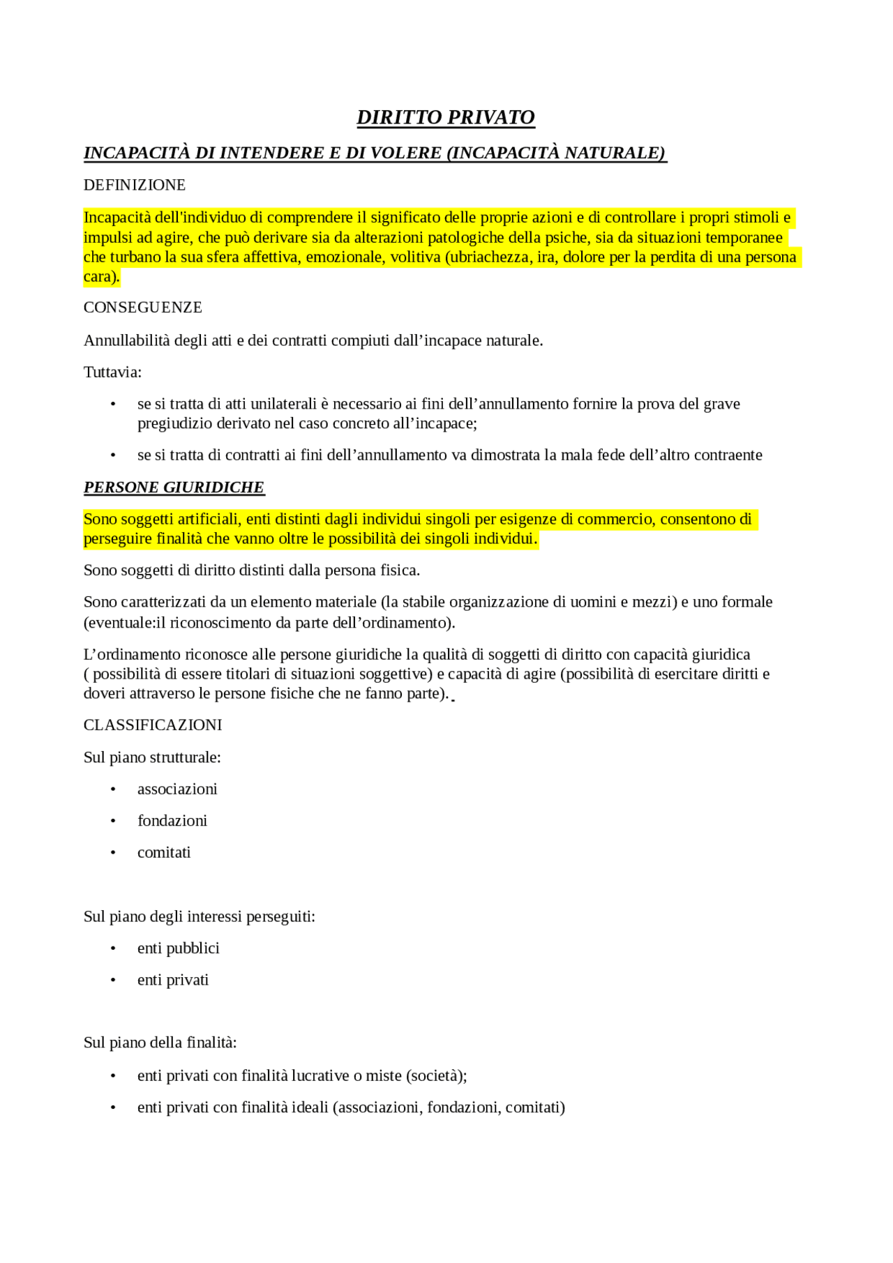 Diritto Privato Alpa Decima Edizione Docsity