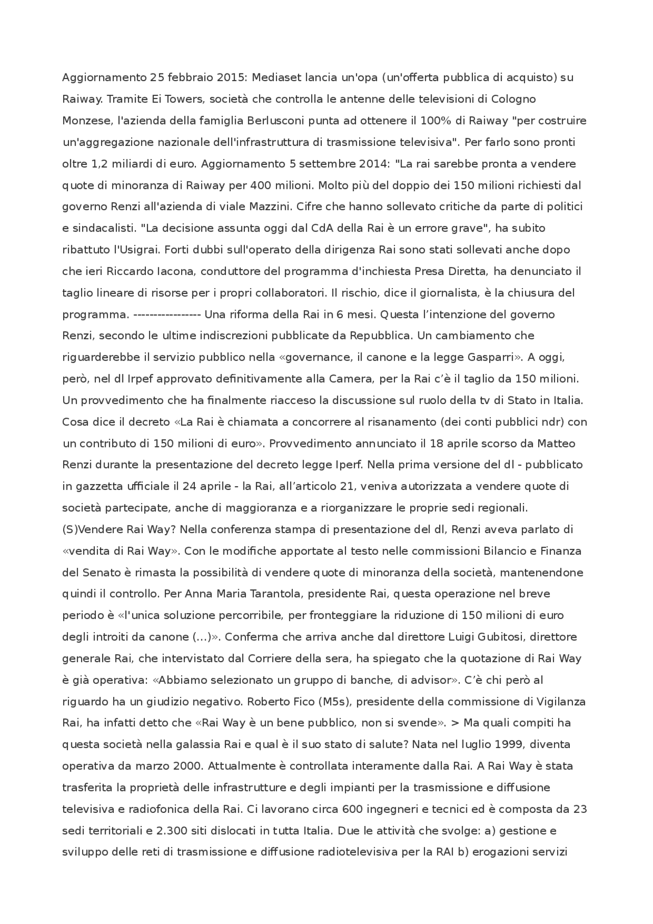 Comunicazione Radiofonica Docsity