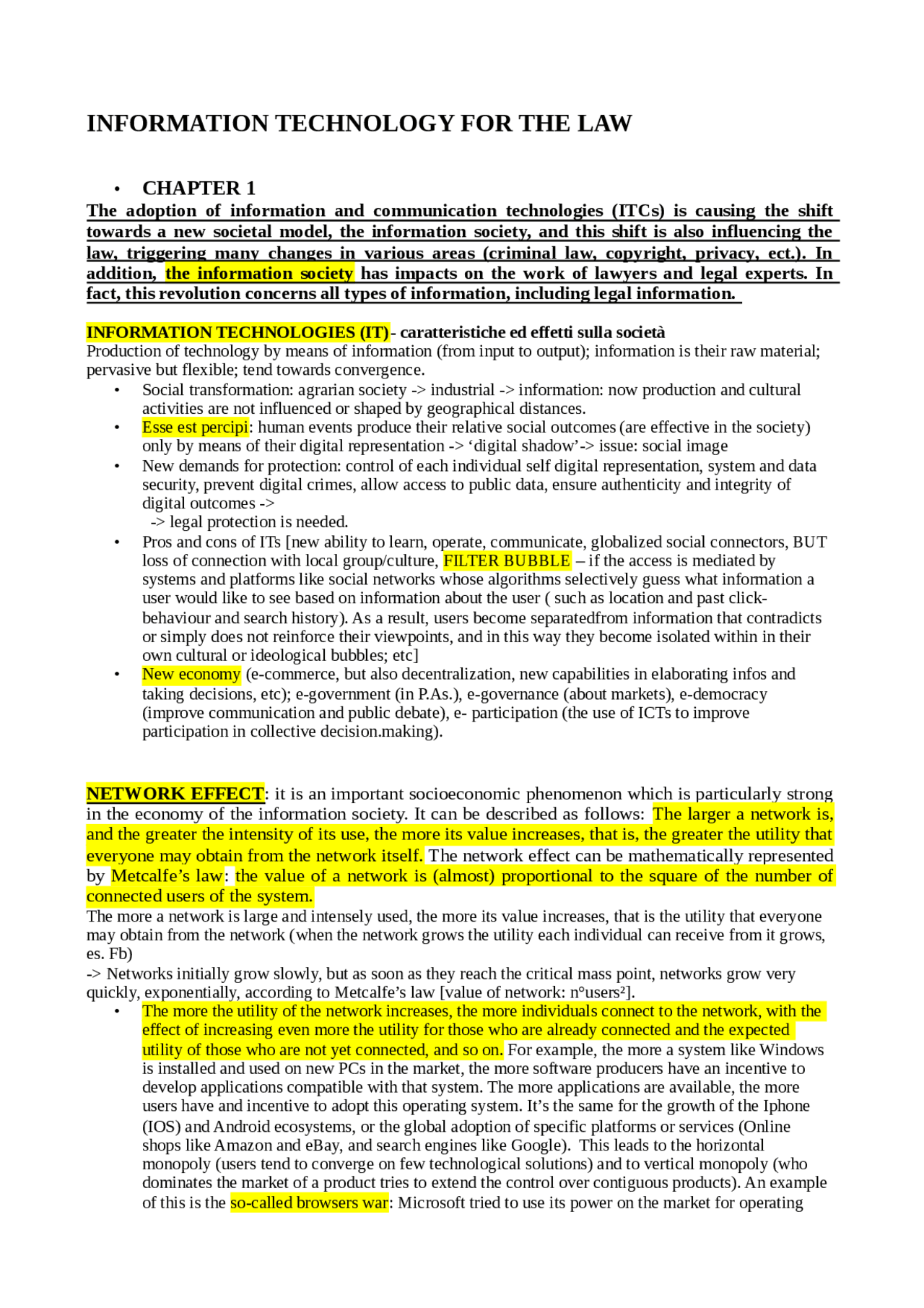 Information Technology Risposte Domande Frequenti Docsity