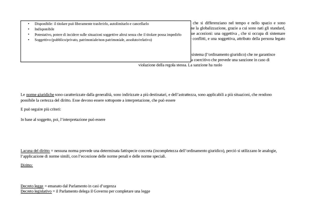 Schema Diritto Privato Docsity