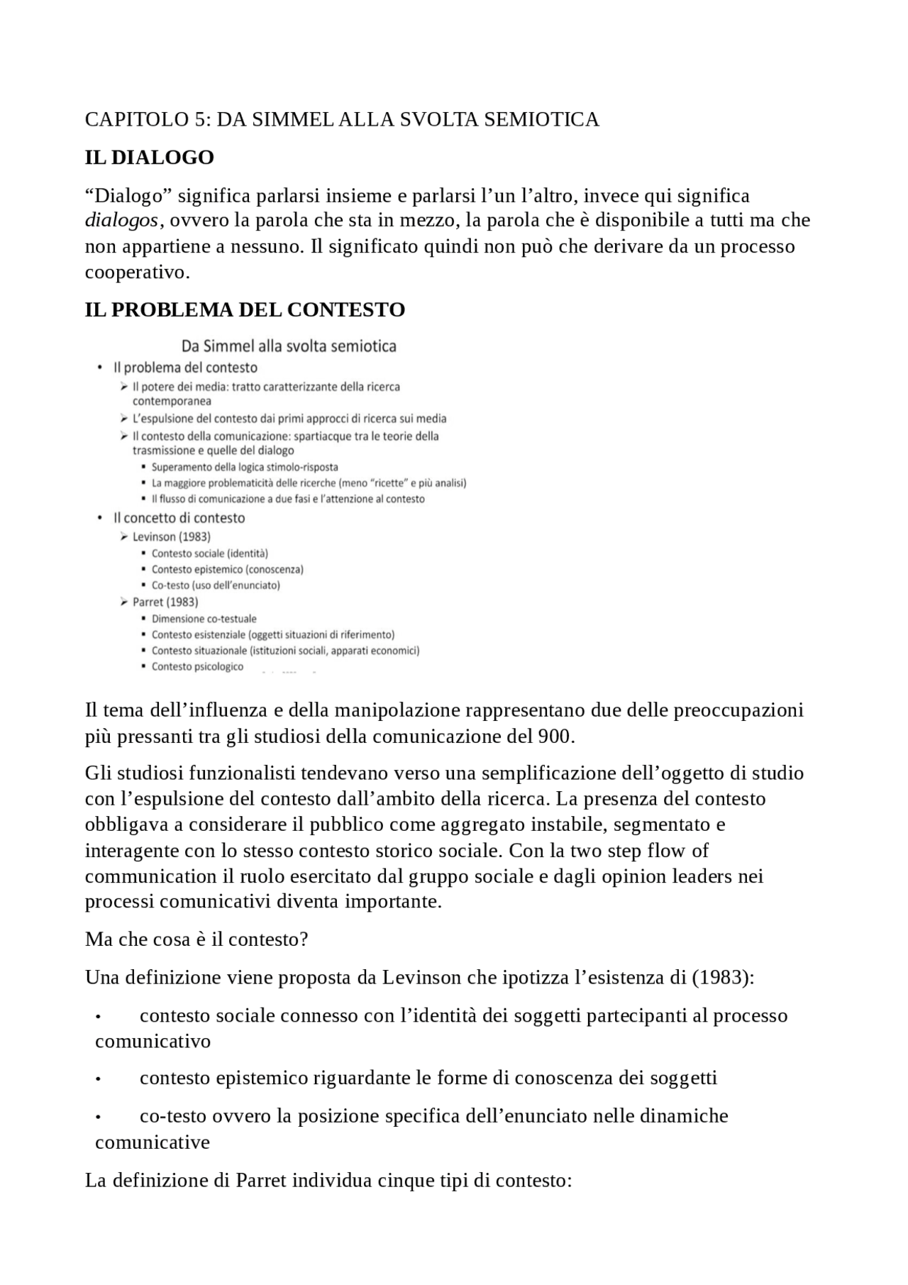 Capitoli 5 E 8 Sociologia Dei Mass Media Docsity