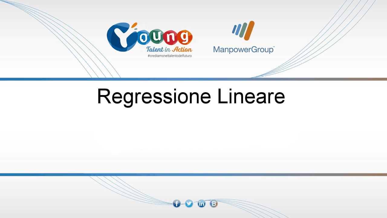 Regressione Lineare Analisi Dati Docsity
