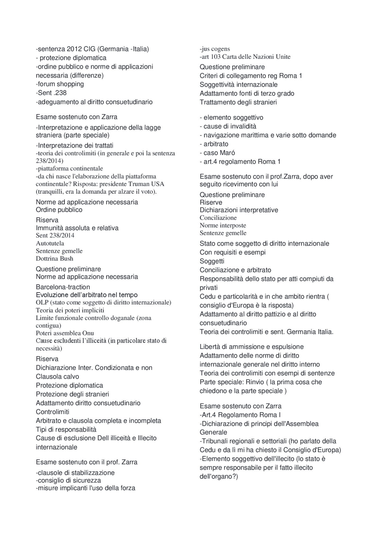 Domande Procedura Civile Prof Boccagna Docsity