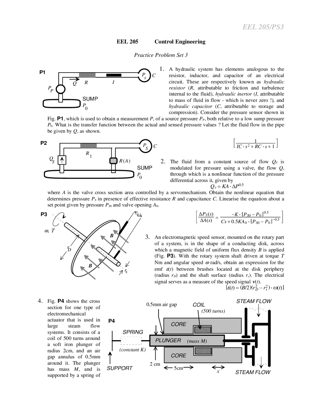 COntrol System tutorials academic year 2017 | Essays (university ...