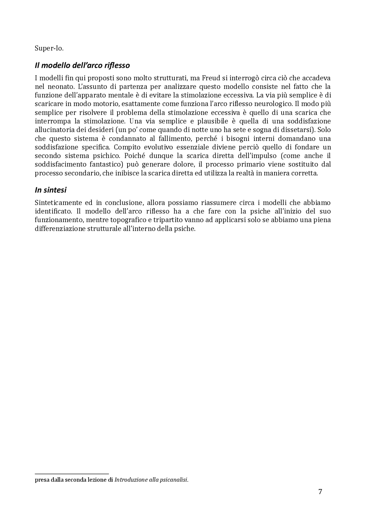 Teorie Dello Sviluppo Affettivo Docsity