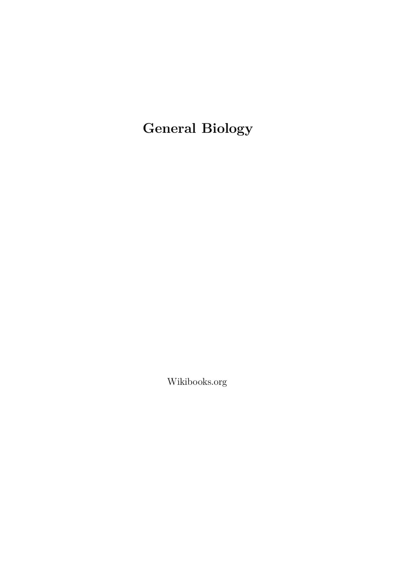 General Biology notes - Docsity