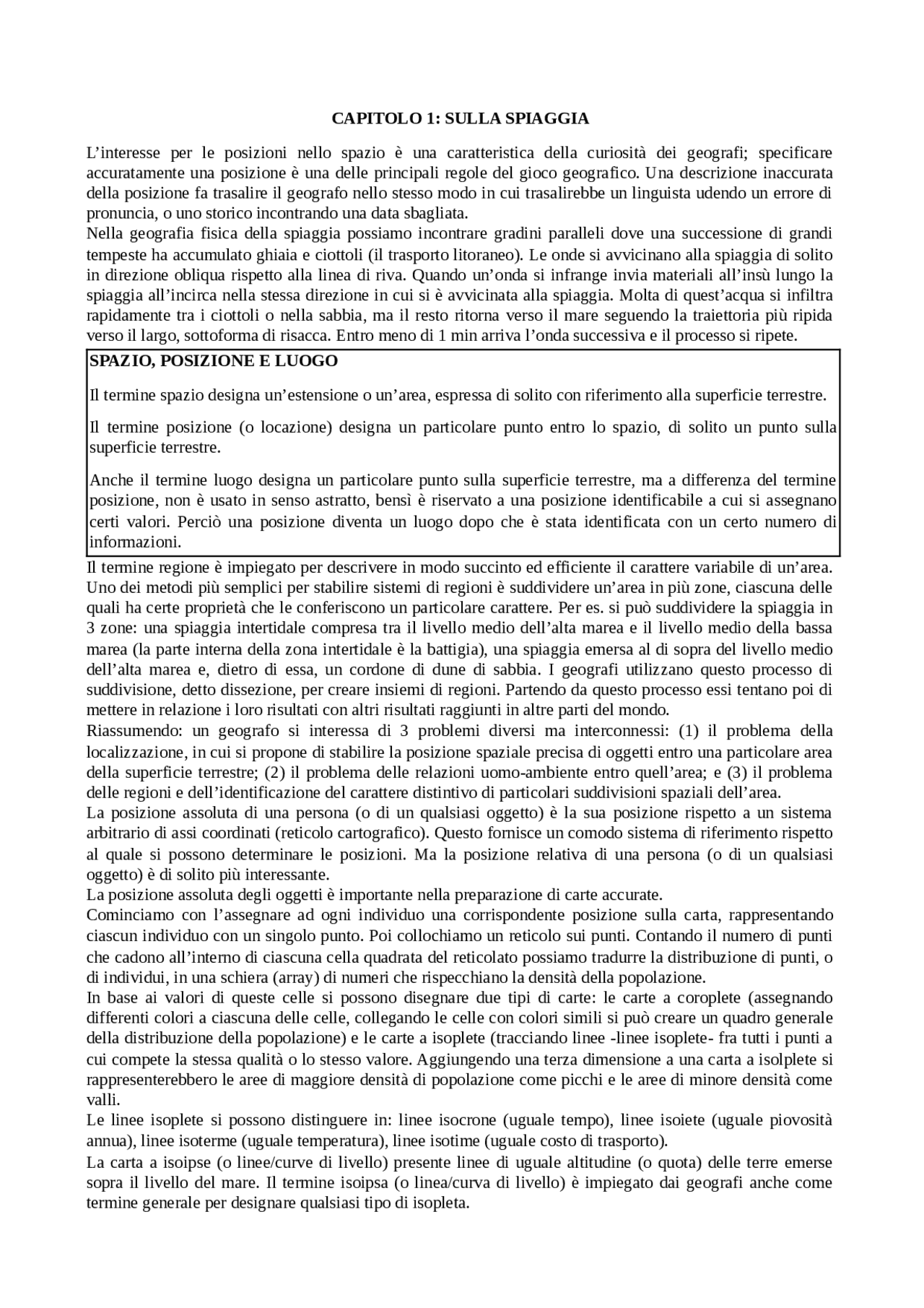 Compendio Di Geografia Umana Docsity