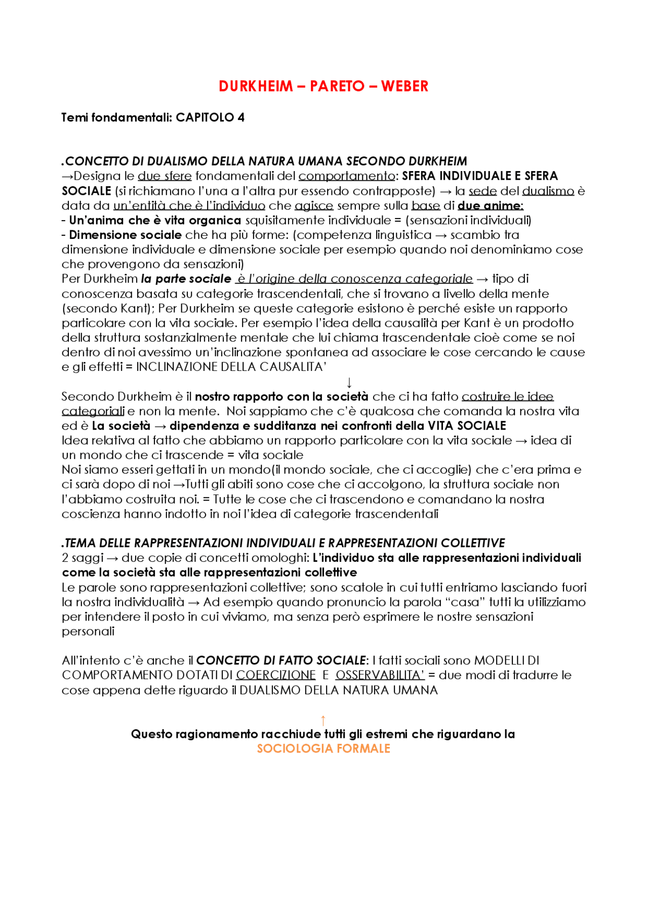 Appunti Di Sociologia Docsity