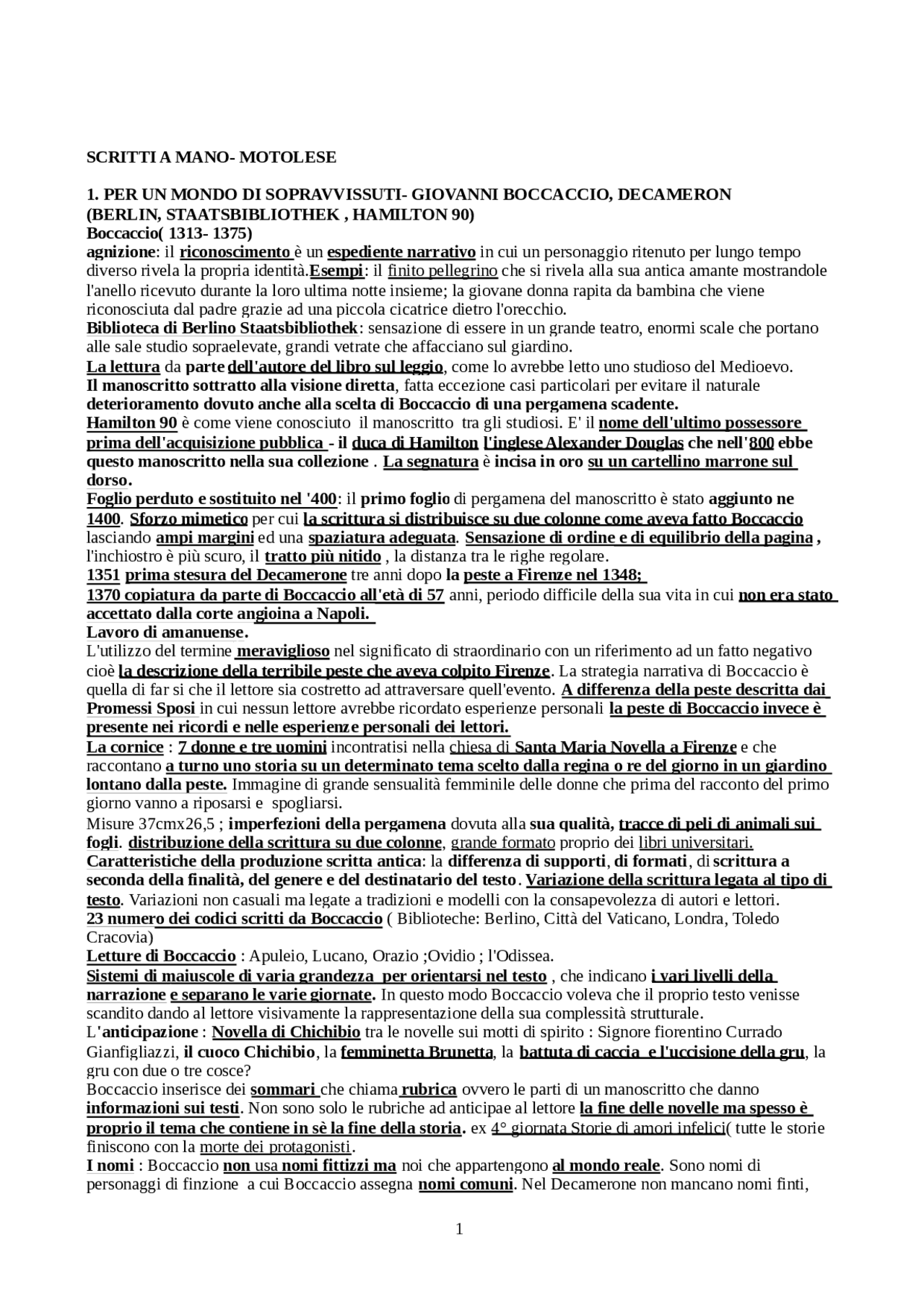 Scritti A Mano Motolese Docsity