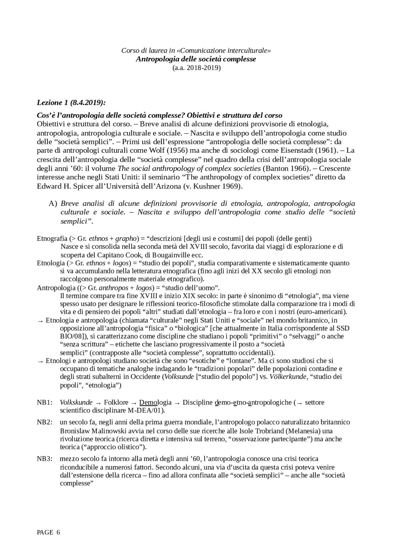 Appunti Introduttivi Di Didattica Dellitaliano Per Stranieri Docsity
