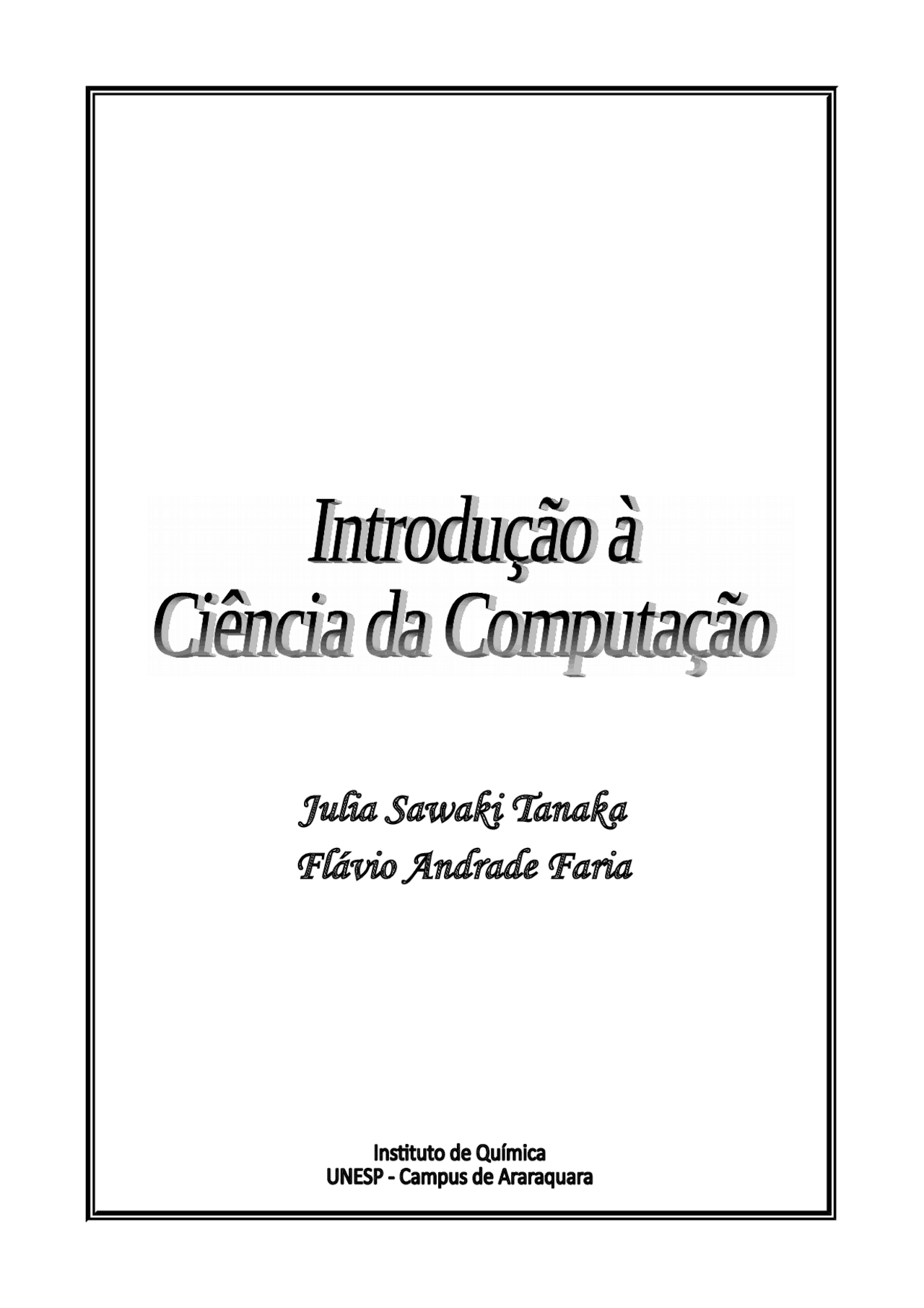 Apostila De Introdução A Ciência Da Computação Docsity