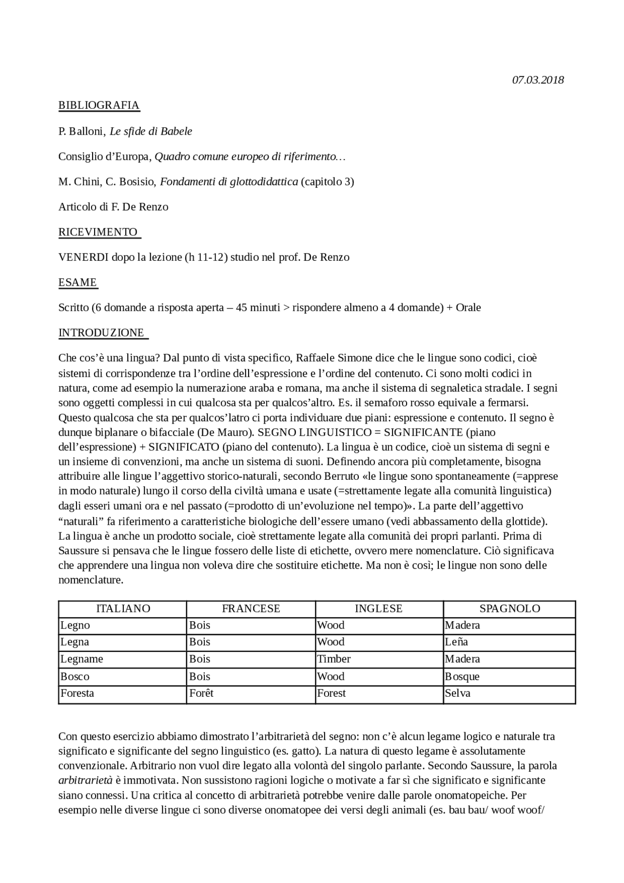 Didattica Delle Lingue Moderne Appunti Docsity