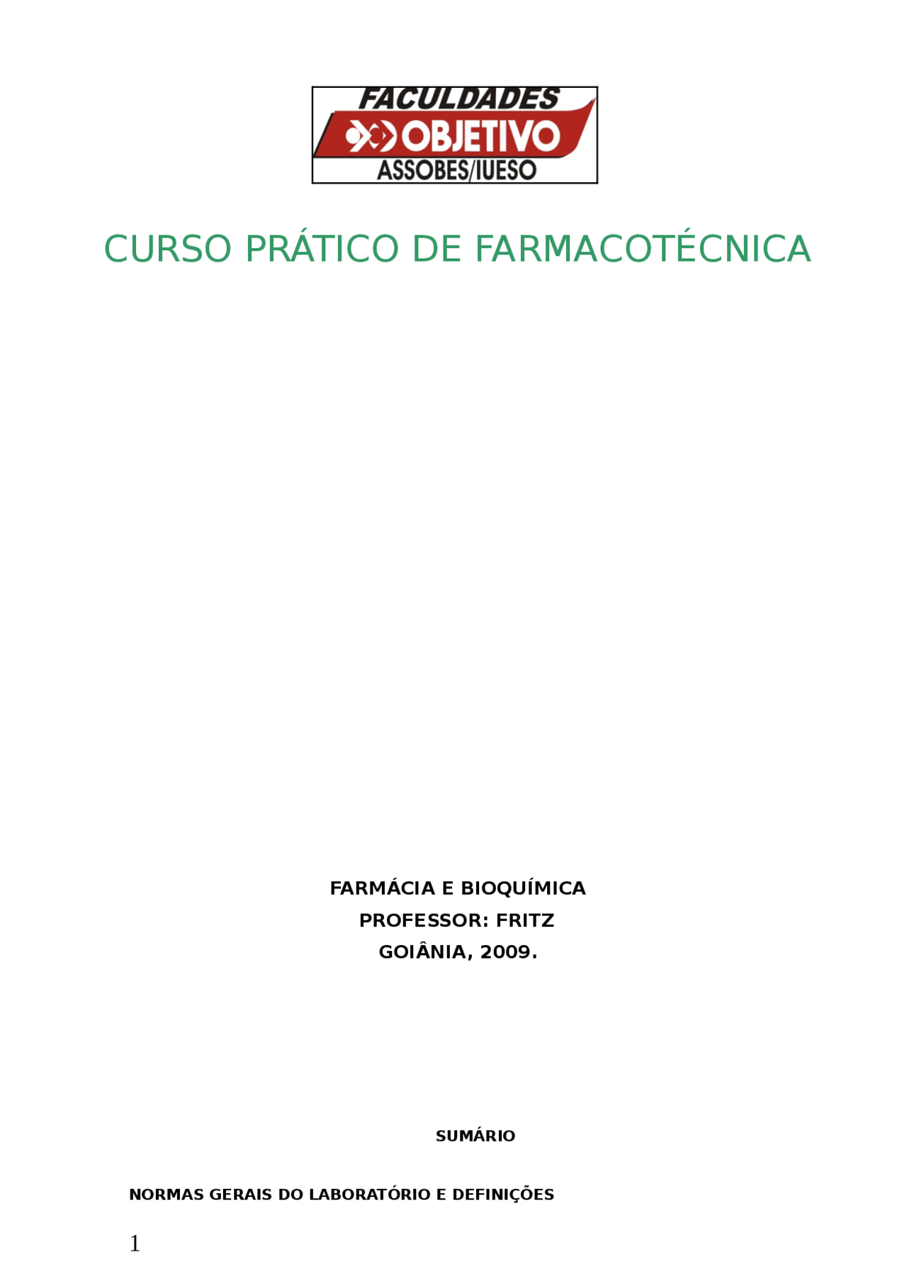 Apostila Farmacotécnica Docsity