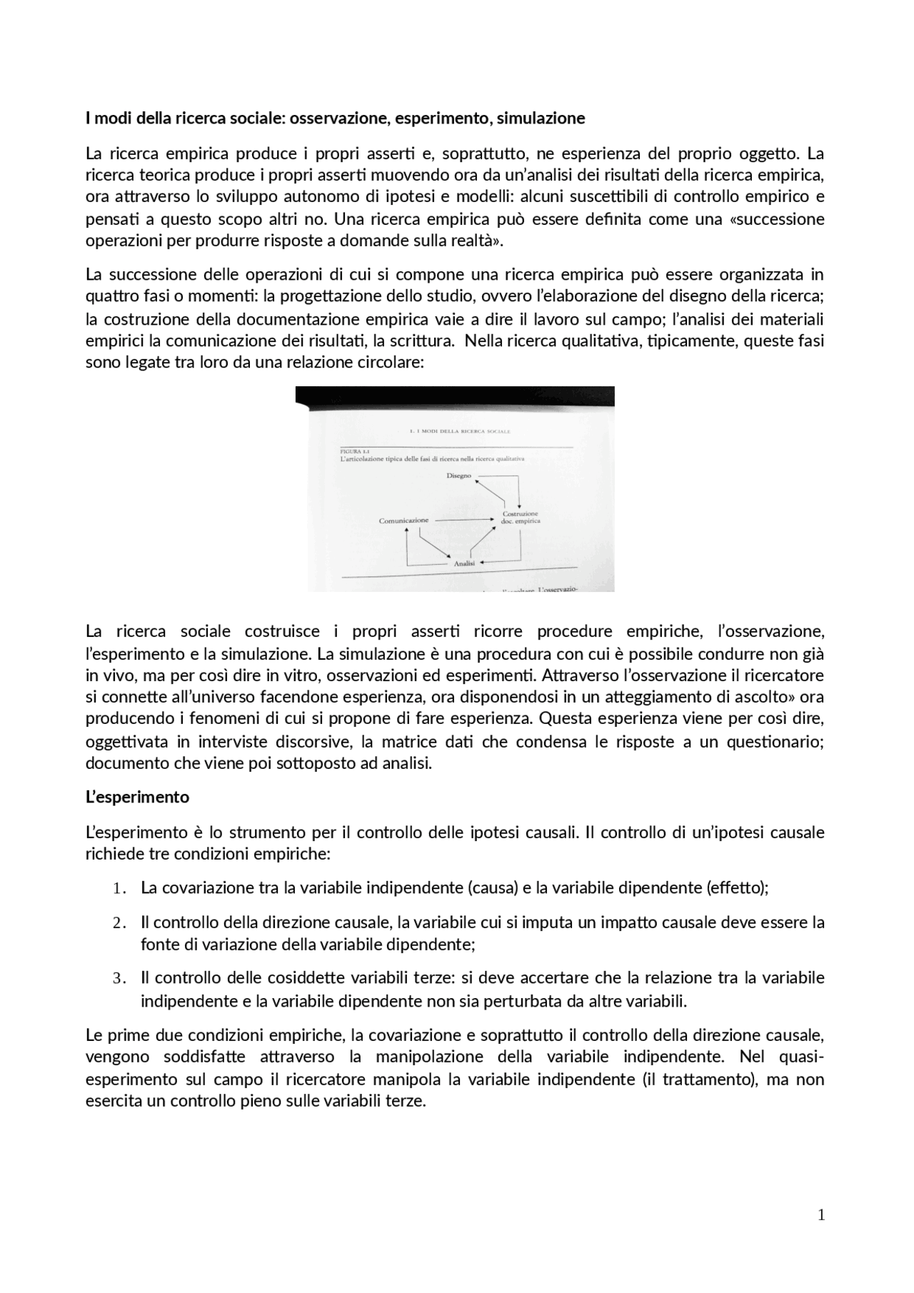 Sintesi Tecniche Di Ricerca Qualitativa Mcardano Docsity