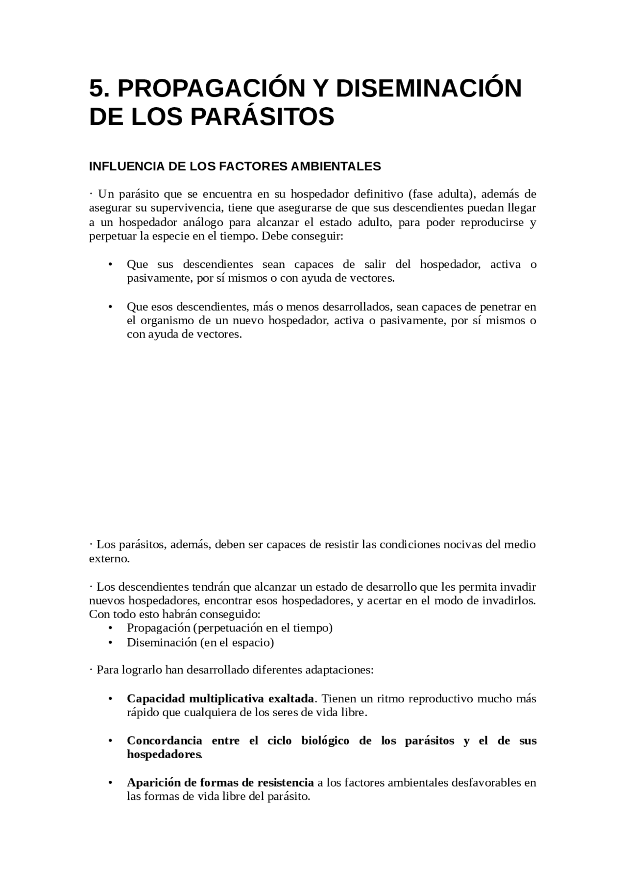 Apuntes Parasitología Docsity
