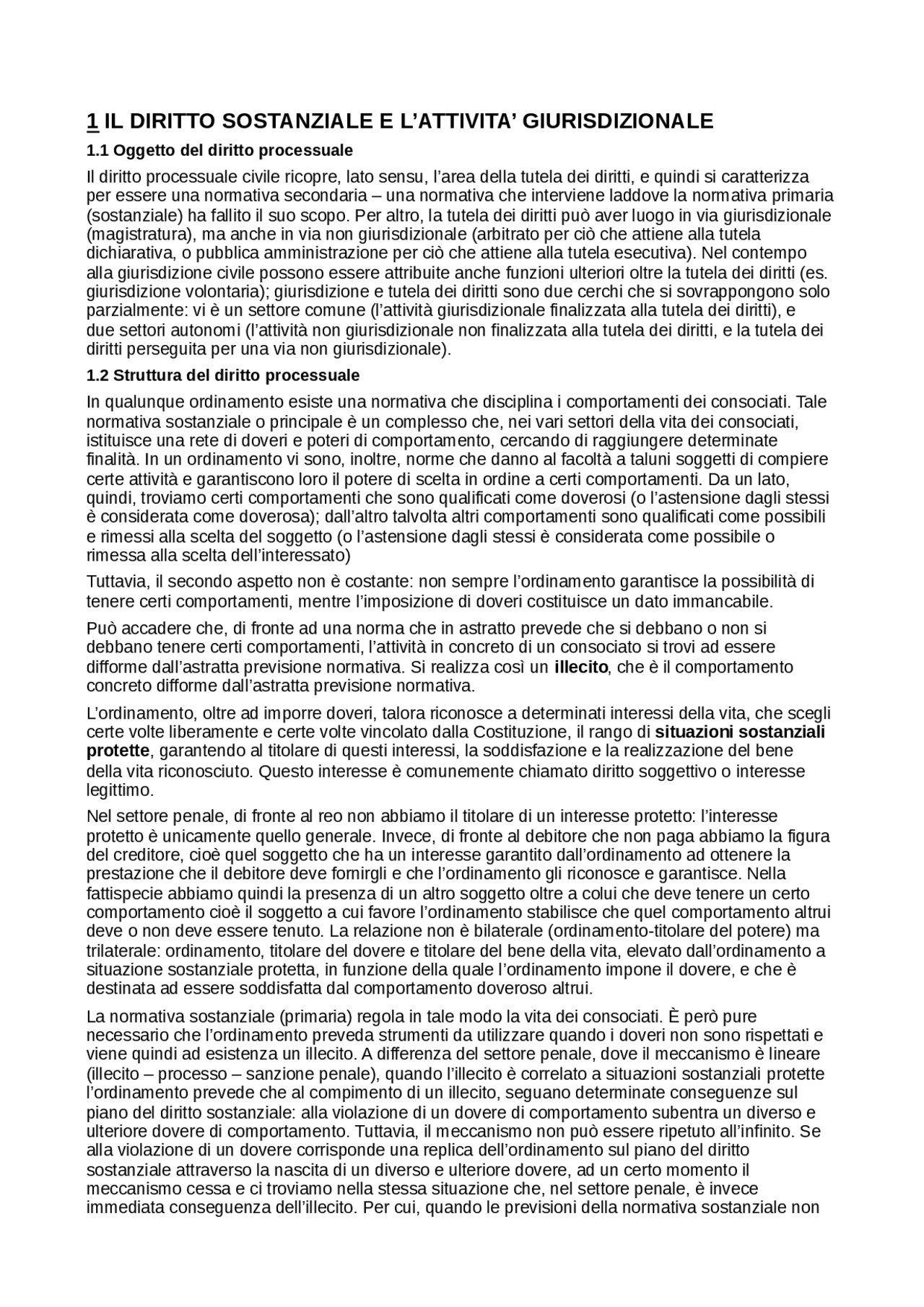 Procedura Civile Luiso Volume 1 Docsity