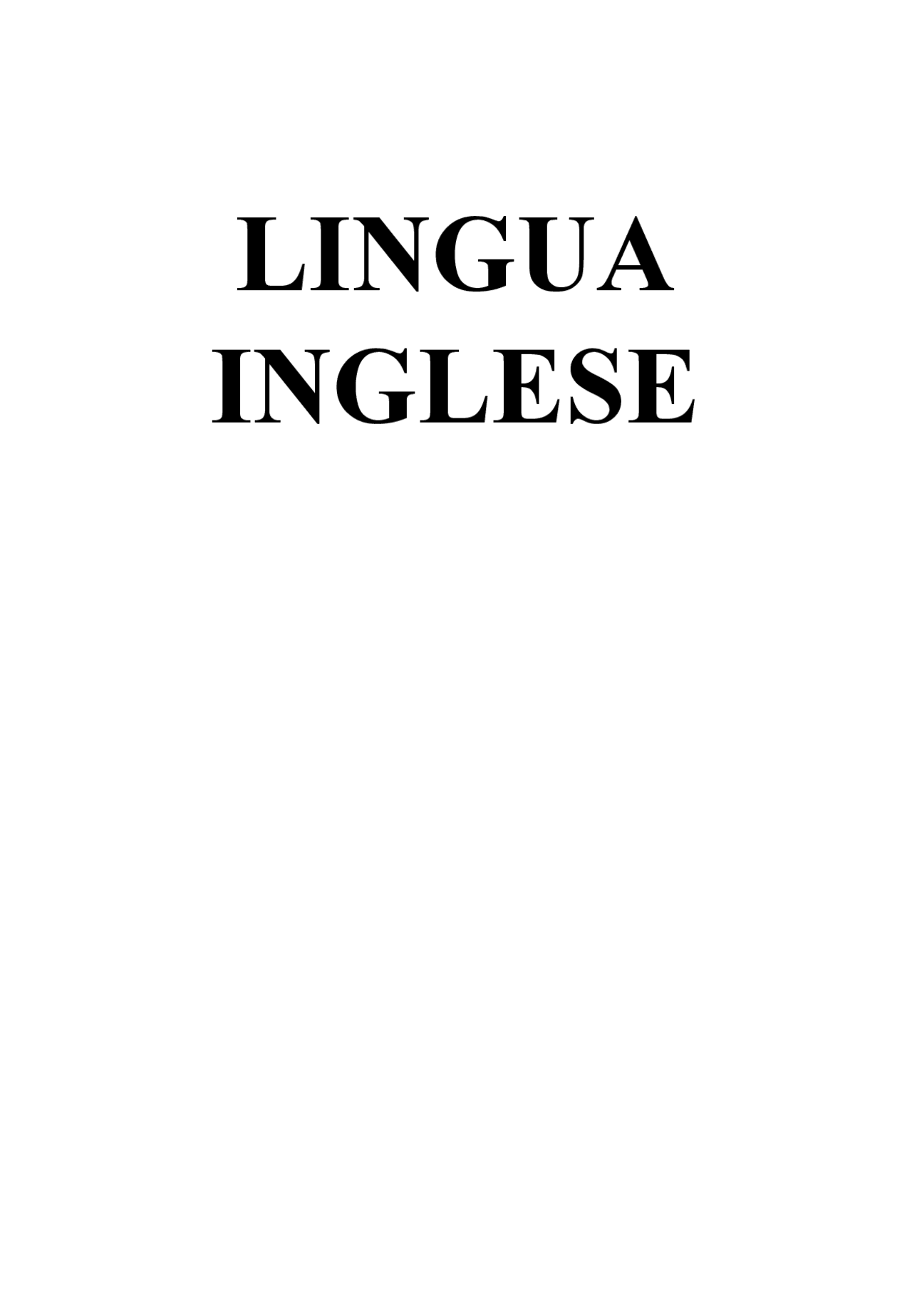 Test Con Risposte Di Lingua Inglese Prof La Ragione Unipegaso