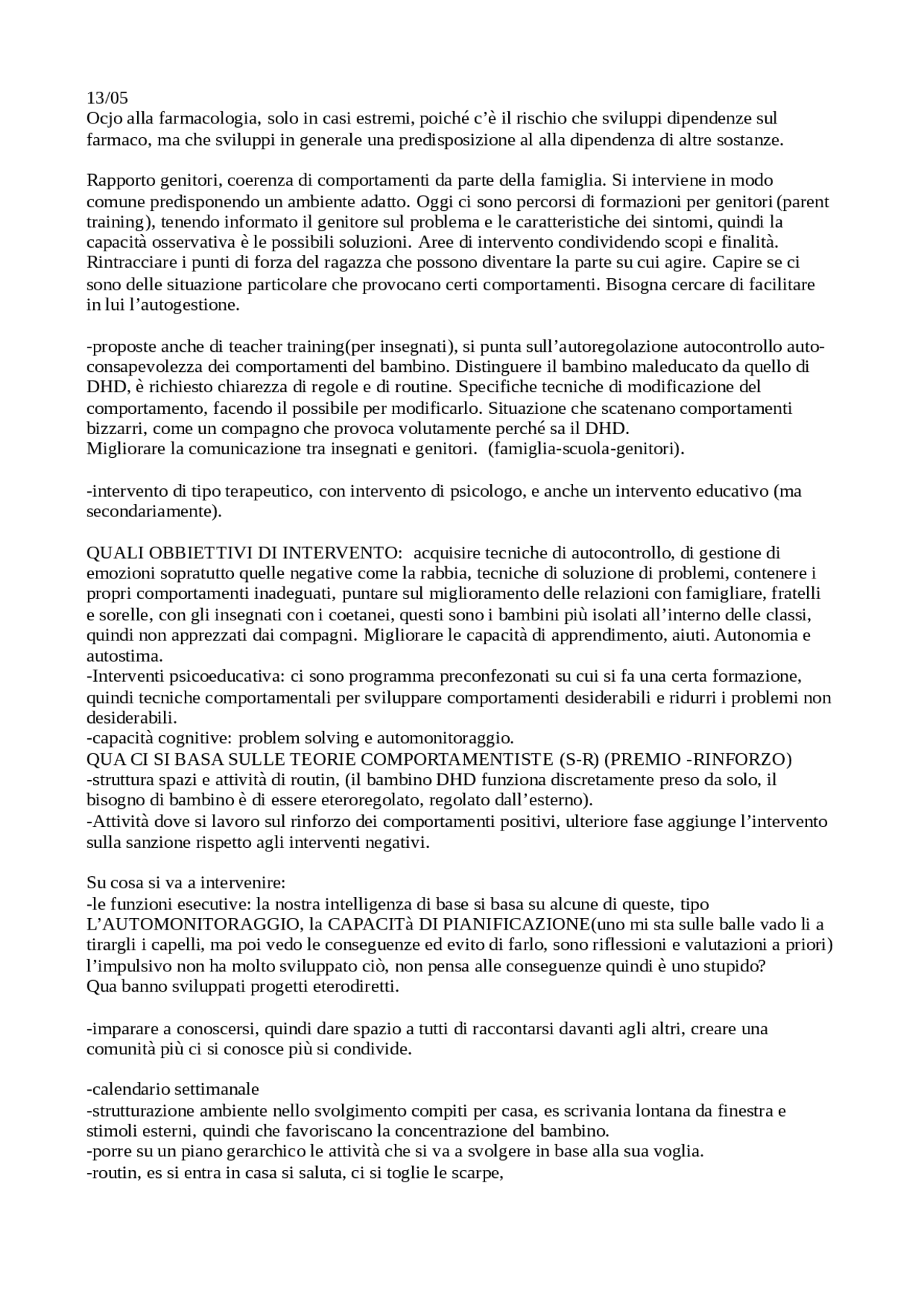 Pedagogia Per Le Difficoltà Di Apprendimento Docsity